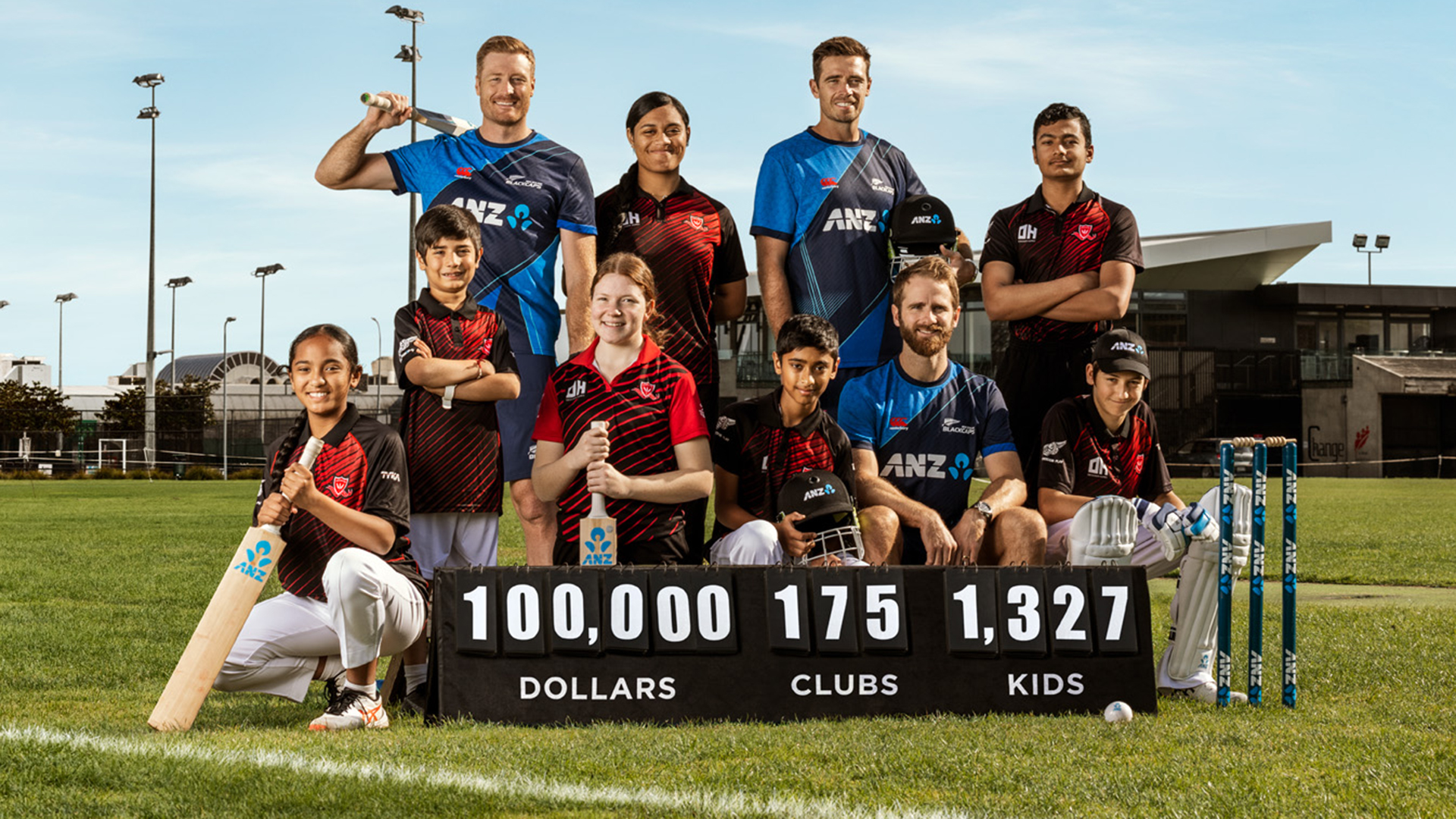 More than 1300 Kiwi kids receive ANZ cricket grant | ANZ